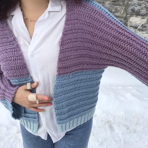 Crochet P-BOG Jacket Pattern XS/S/M/L/XL/2XL/3XL/4XL/ Bog Jacket ...