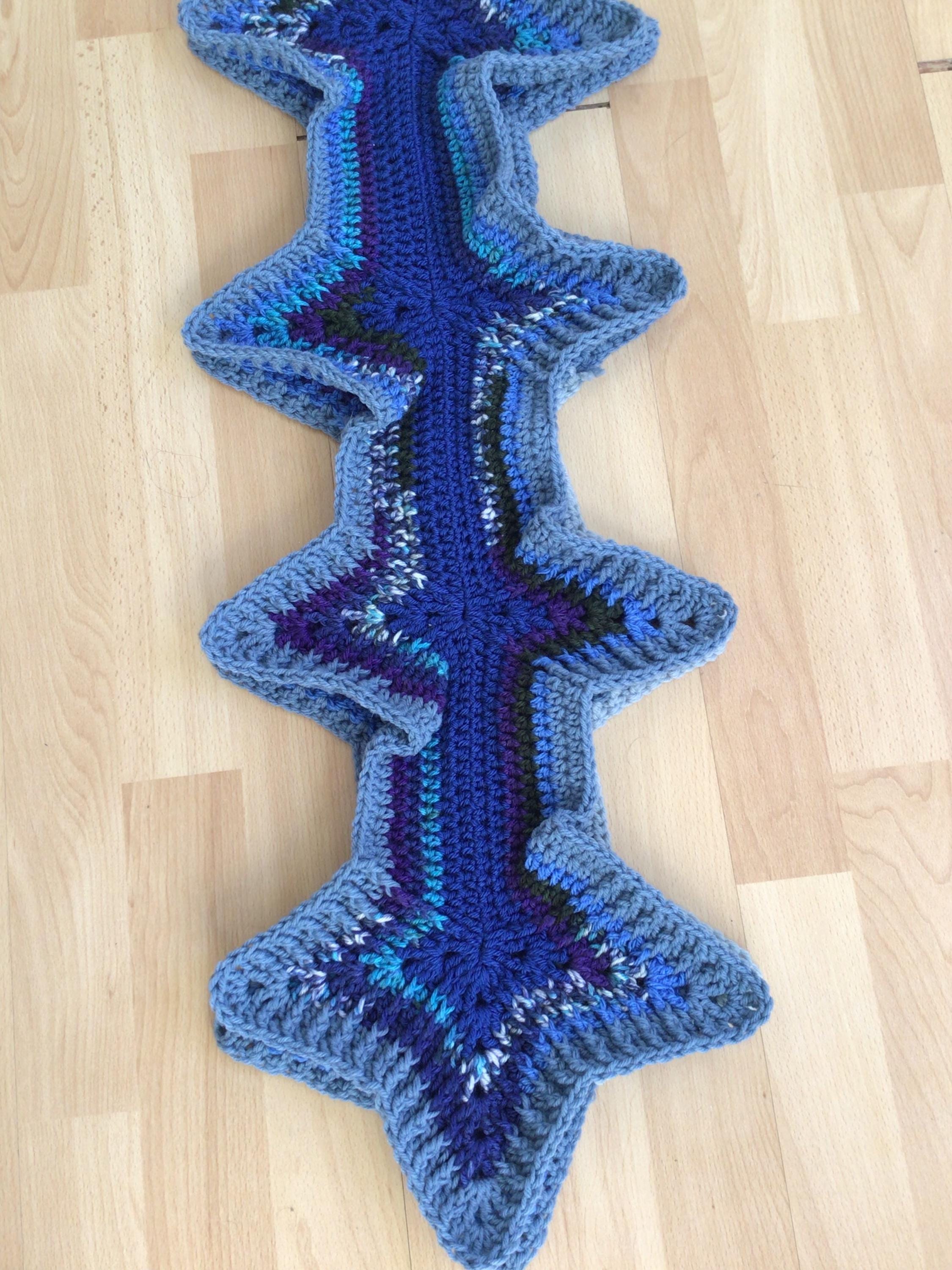 CROCHET STARF SCARF Pattern/ Crochet Scarf Pattern / Crochet Different ...