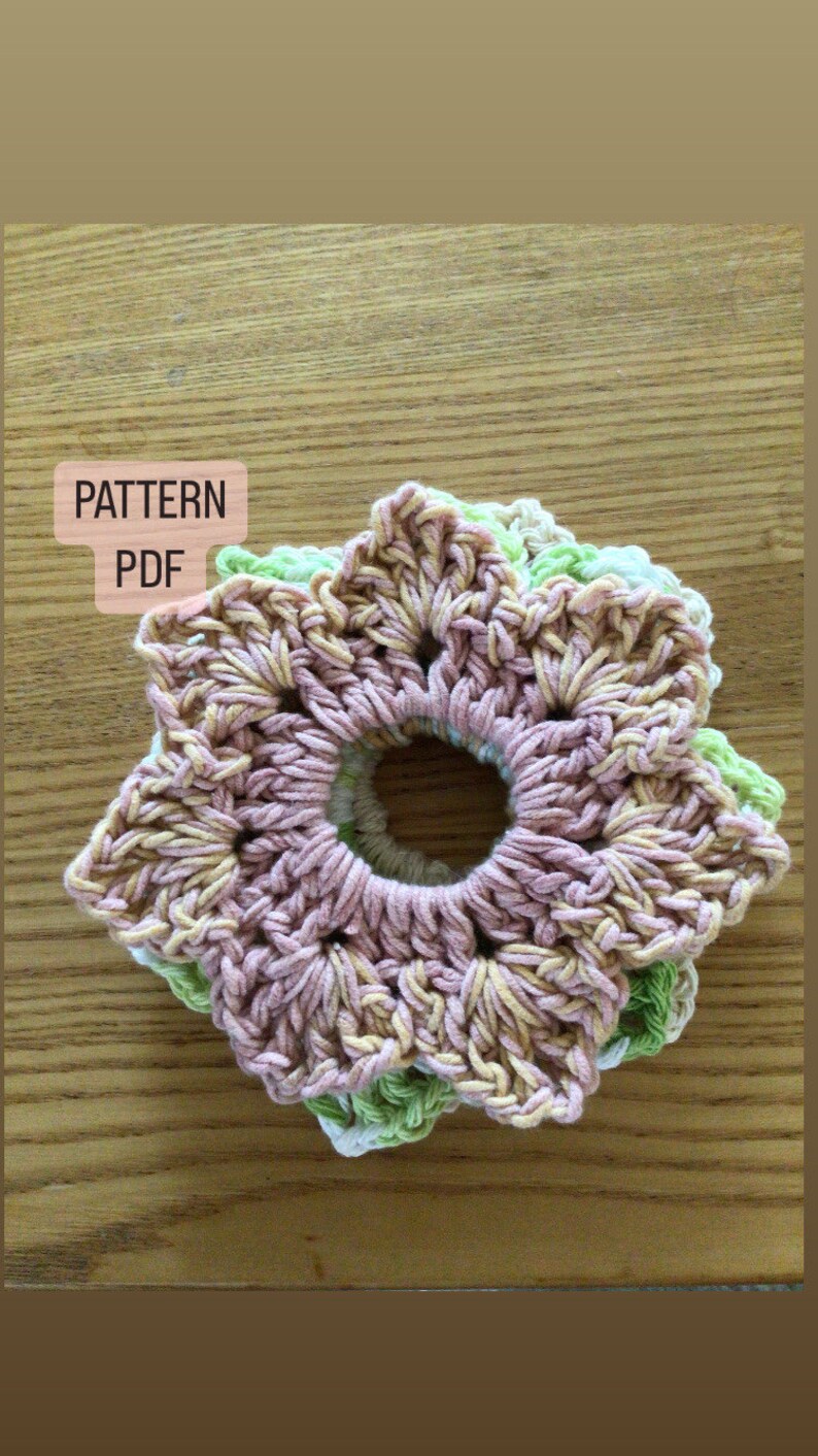 CROCHET SCRUNCHIE PATTERN/ Easy and Quick Crochet Scrunchies/ Crochet ...