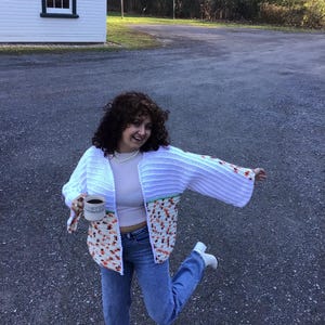 Crochet Darwin Bog Jacket Pattern S/M/XL/2XL/3XL/4XL / Crochet Cardigan ...