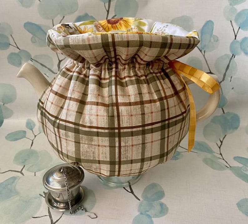 Sunflower Tea Cozy | Fall Decor for Teapot | Insulated Cover | 4-6 Cup ...