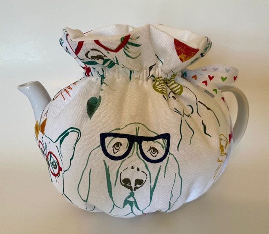 Cute Basset Hound Dog Tea Cozy / Teapot Warmer 4-6 Cup Wrap Around ...