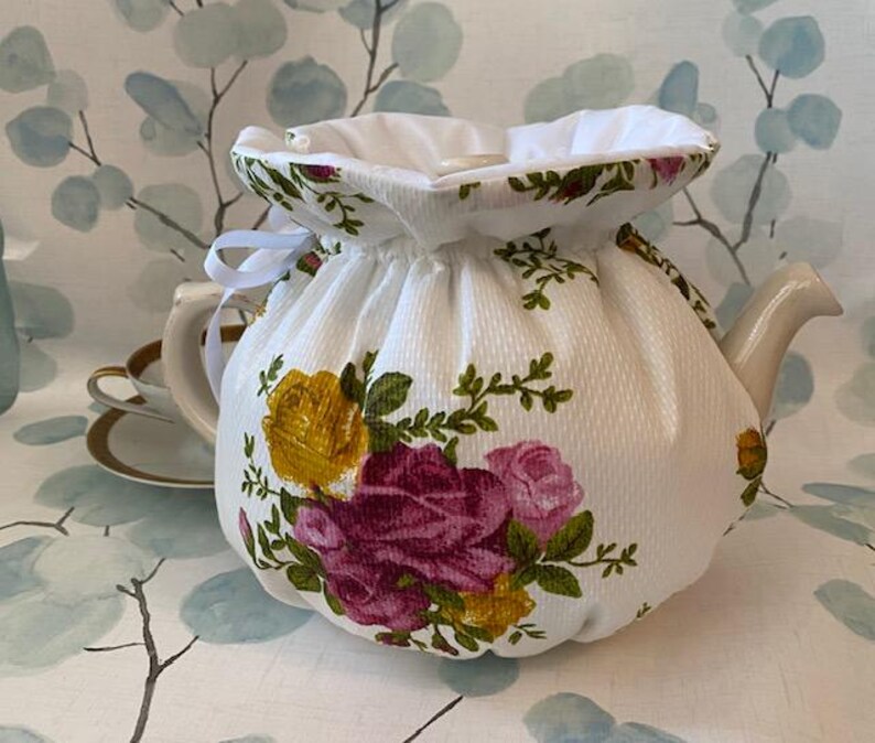 Royal Albert Old Country Roses Tea Cozy Teapot Warmer Will Fit 4-6 Cup ...