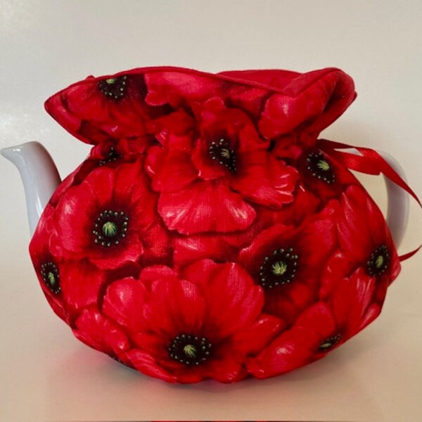 Red Teapot - Etsy