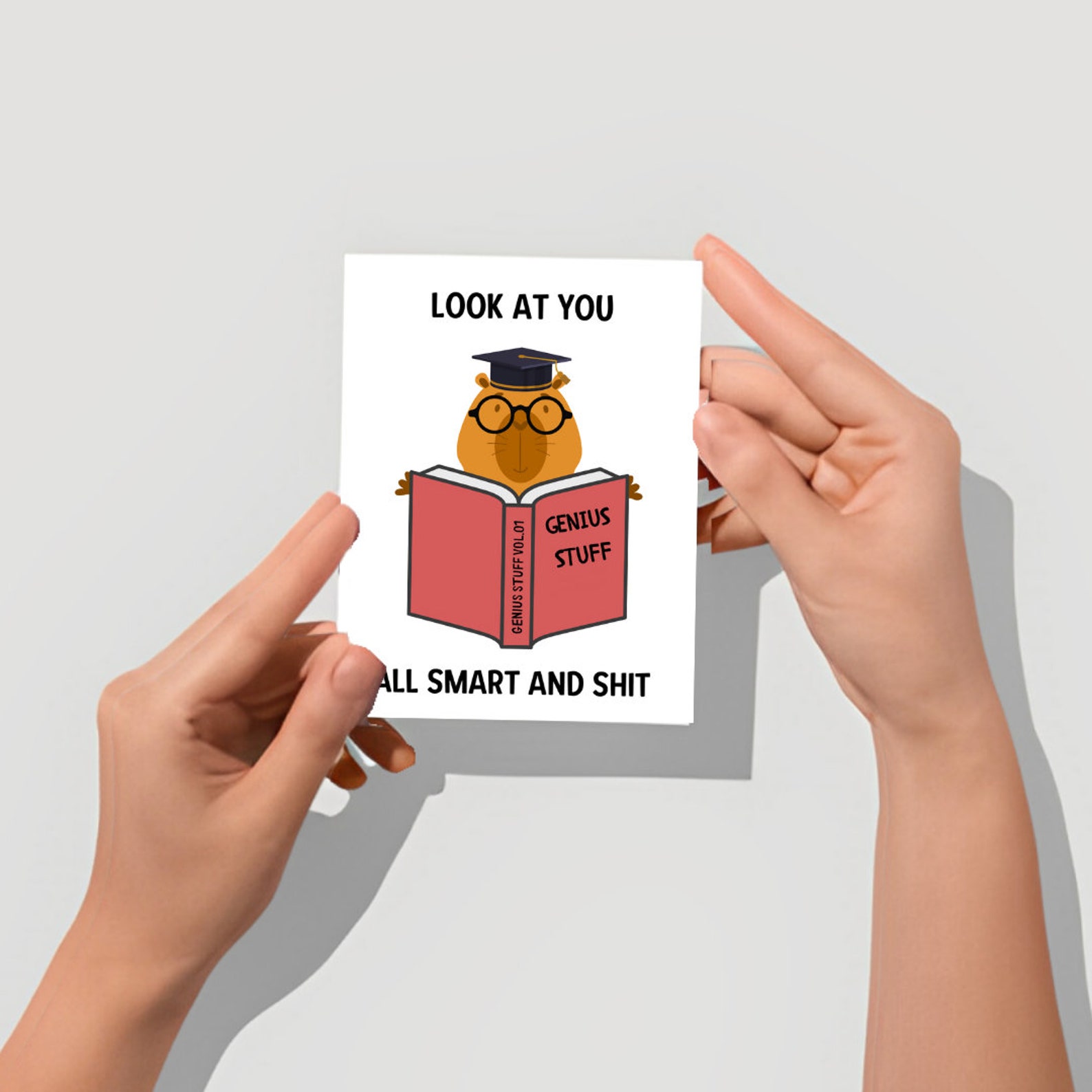 Congratulations on Your Graduation Card, Graduation Card, Capybara ...