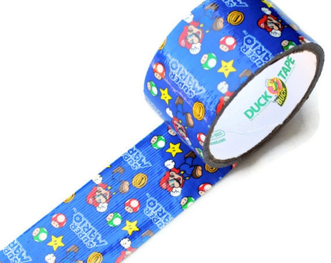 Super Mario Duct Tape - Duck Brand Super Mario Print Duct Tape - Super ...