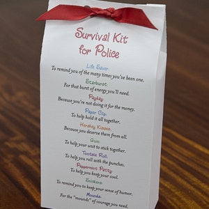 Survival Kit for Police - Printable PDF - Etsy