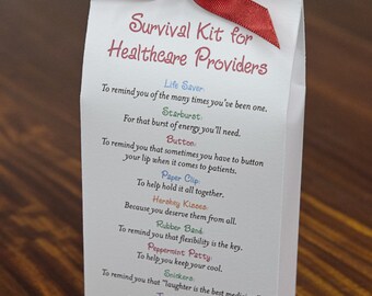 Survival Kit for Nurses Printable PDF - Etsy