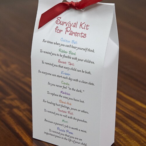 Survival Kit for Parents Printable PDF - Etsy