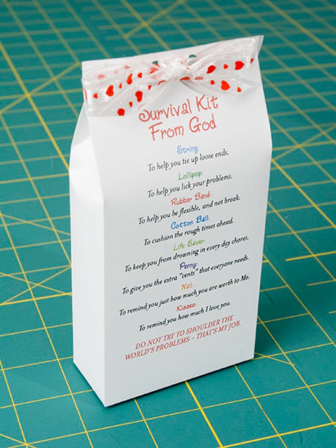 Survival Kit From God - Printable PDF - Etsy UK