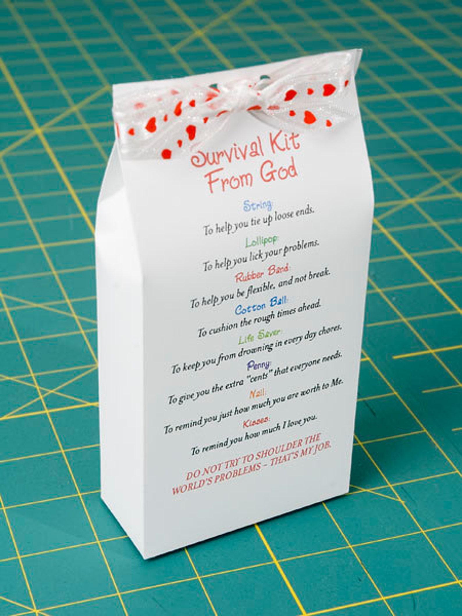 Survival Kit From God - Printable PDF - Etsy Australia