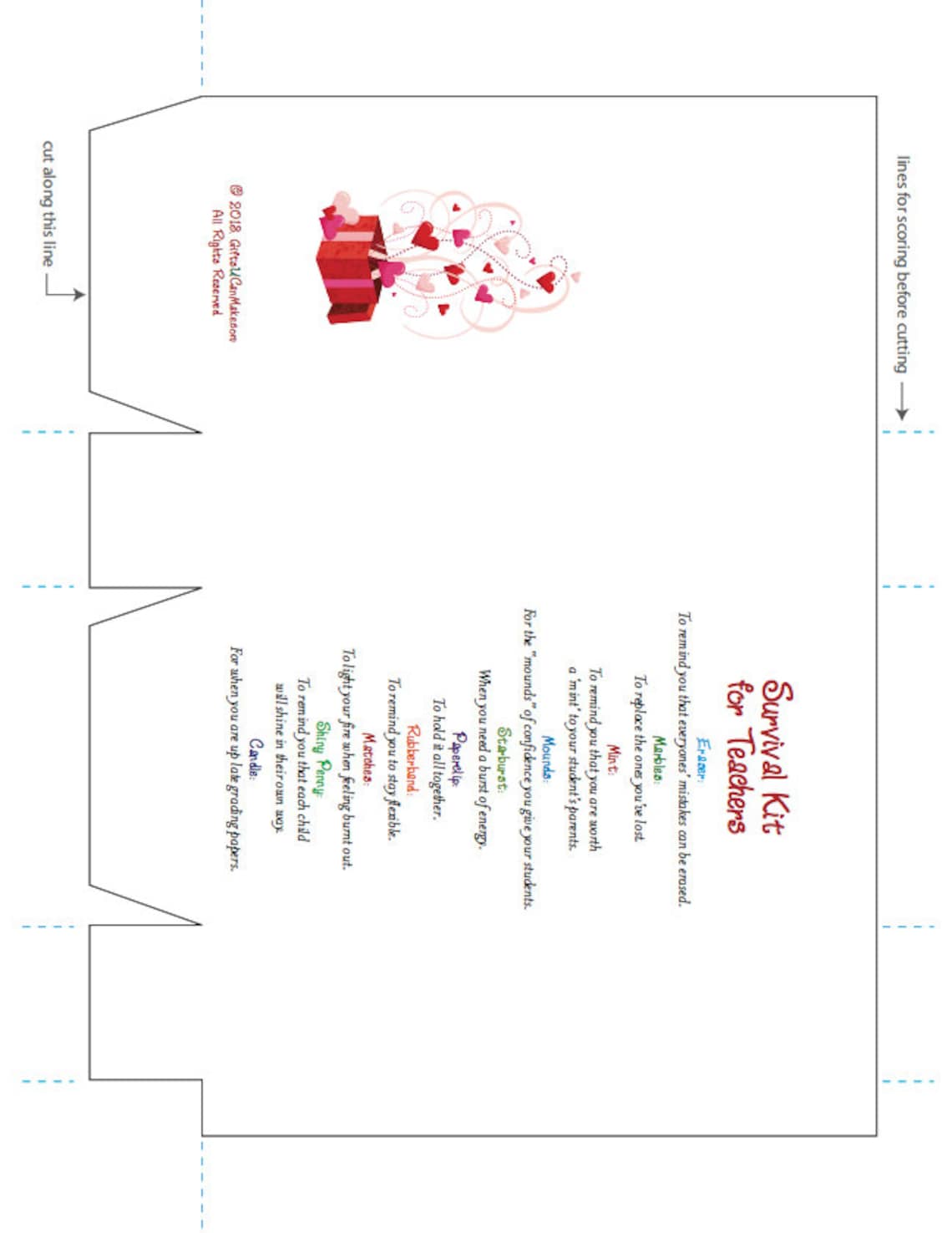 Survival Kit for Teachers - Printable PDF - Etsy