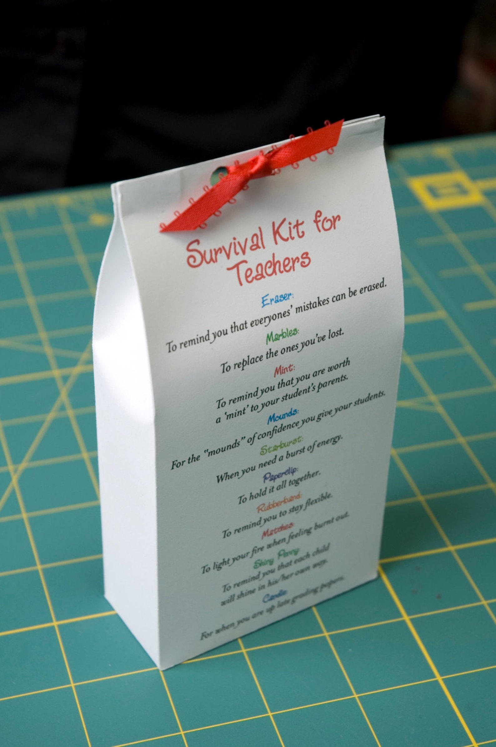 Survival Kit for Teachers Printable PDF - Etsy