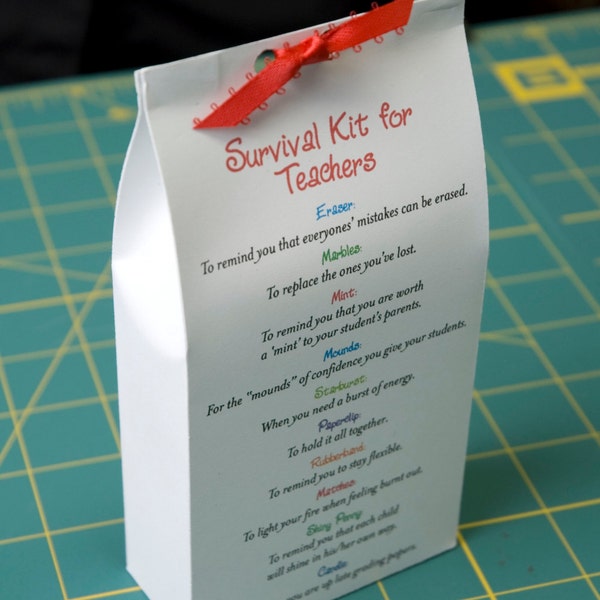 Teacher Survival Kit - Etsy