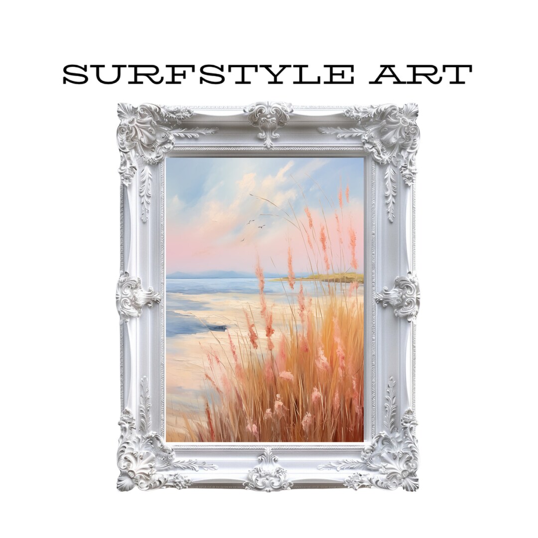 Impressionist Painting Beach Dunes Home Beach Decor Trendy Wall Art ...