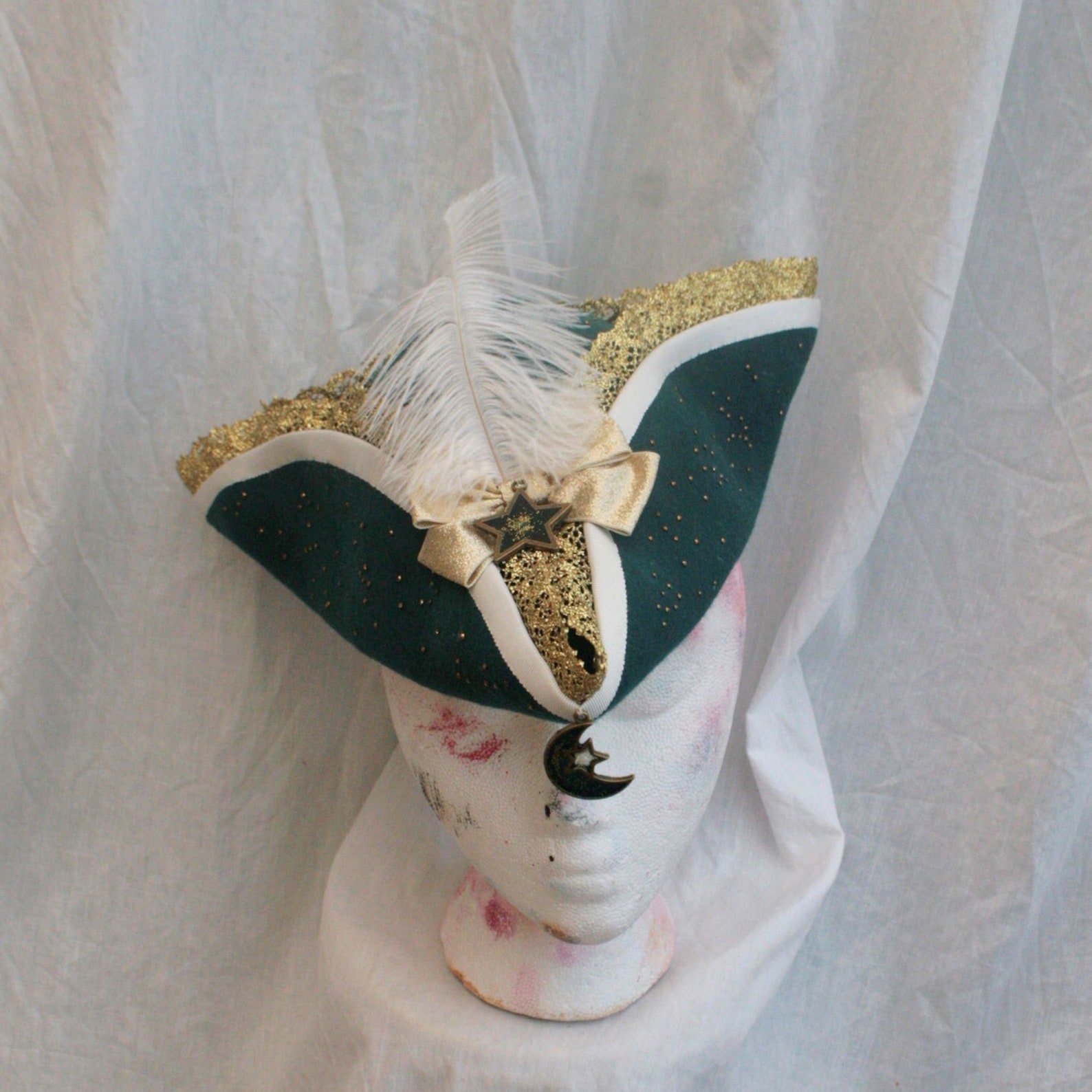 CONSTELLATION Night Sky MOON STARS Tricorne Hat Both Sizes - Etsy