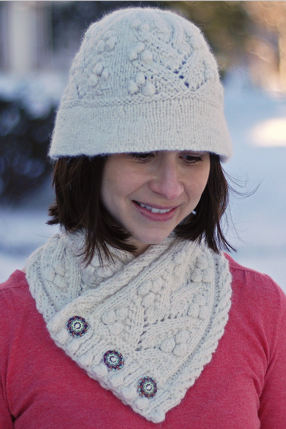 Harriet Button Cowl - Knitting Pattern - Etsy