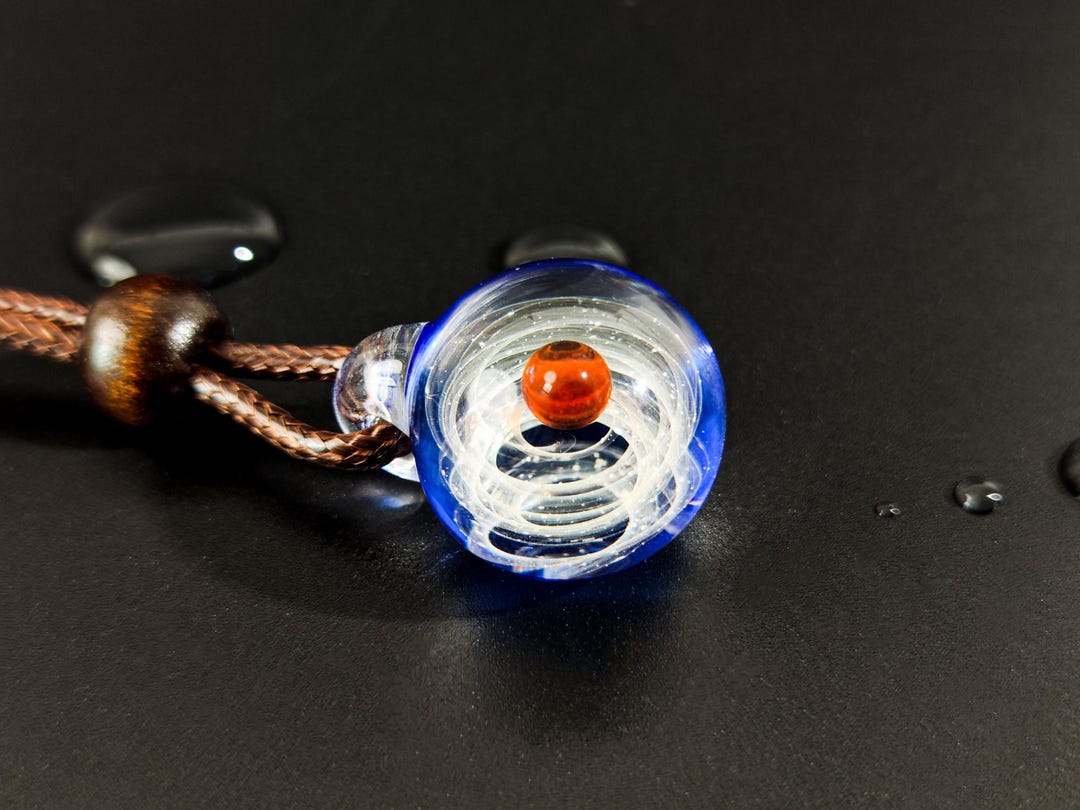 Handmade Cosmic Starry Sky Pendant,galaxy Glass Pendant,starry Sky ...