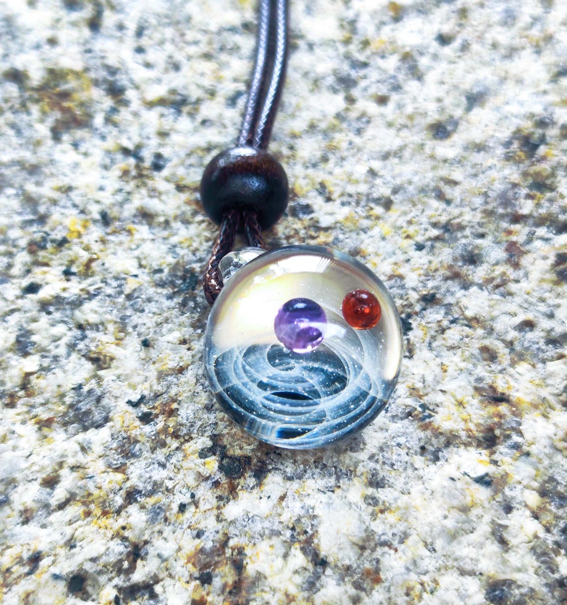 Handmade Handcrafted Cosmic Glass Pendant,galaxy Glass Pendant,galaxy ...
