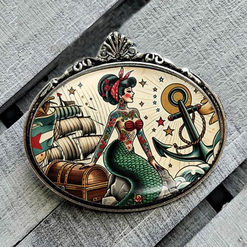 Pin up Mermaid - Etsy