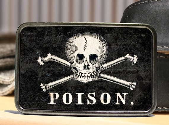 Skull And Crossbones Poison Label