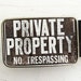 Private Property Belt Buckle, Urban Industrial, Father's Day, Gift ...