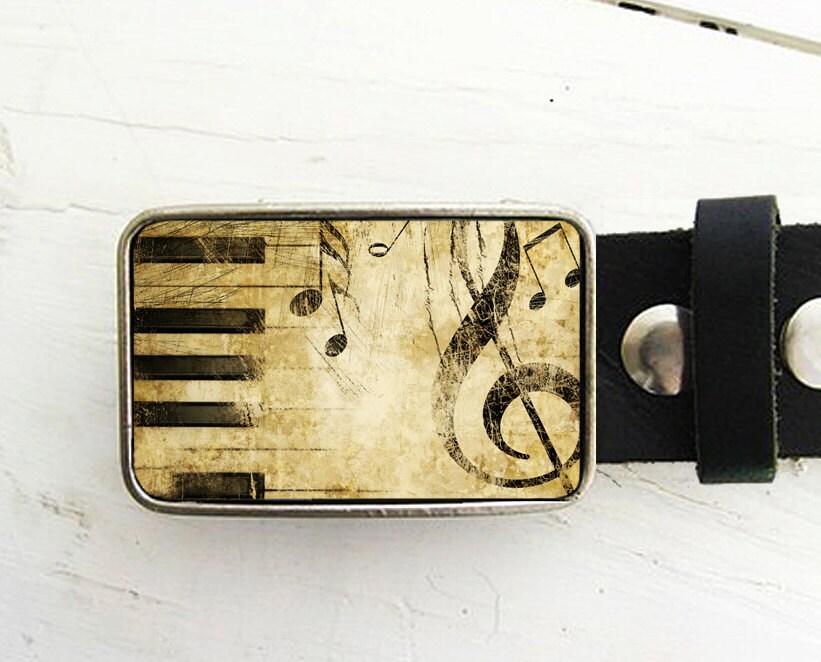 Music Belt Buckle | Etsy