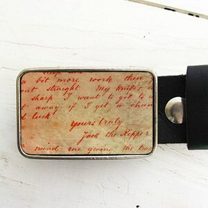 Jack the Ripper Belt Buckle Dear Boss Letter - Etsy