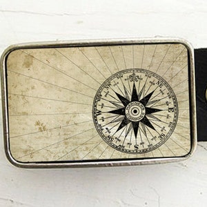 Mariner's Compass Belt Buckle pt 2 , Groom, Groomsmen Gift - Etsy