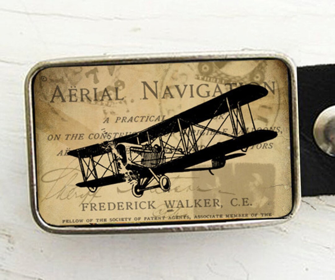 Aerial Navigation Belt Buckle Vintage Inspired Airplane Gift for Him - Etsy