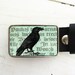 Raven on Text Belt Buckle, Nevermore - Etsy