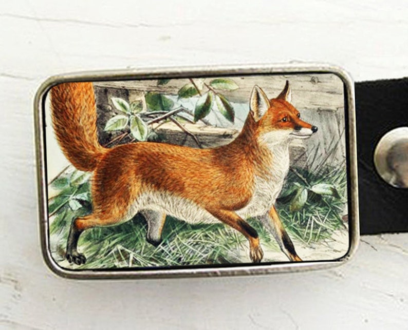 Fox Belt Buckle - Etsy