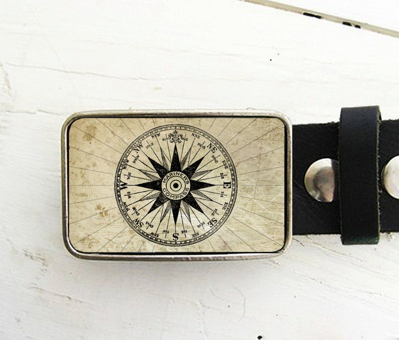 Mariner's Compass Belt Buckle Groom Groomsmen Gift - Etsy