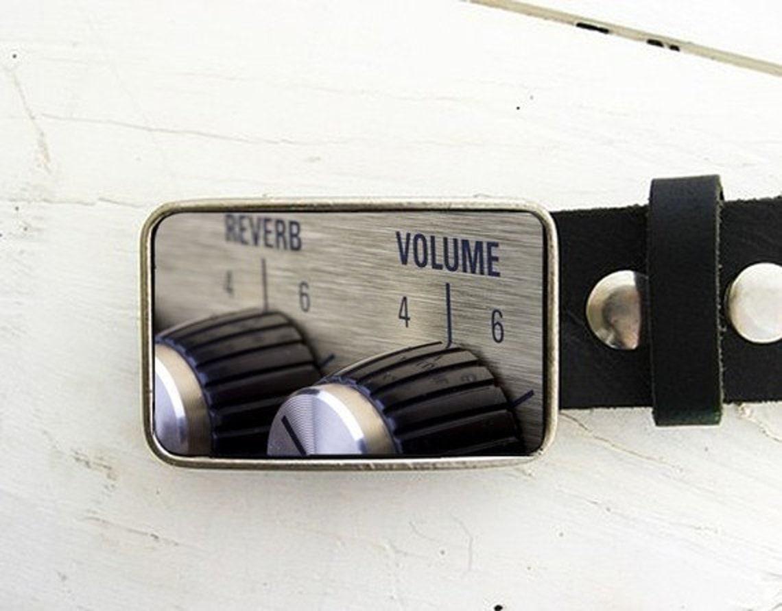 Audio Volume Reverb Knob Belt Buckle - Etsy