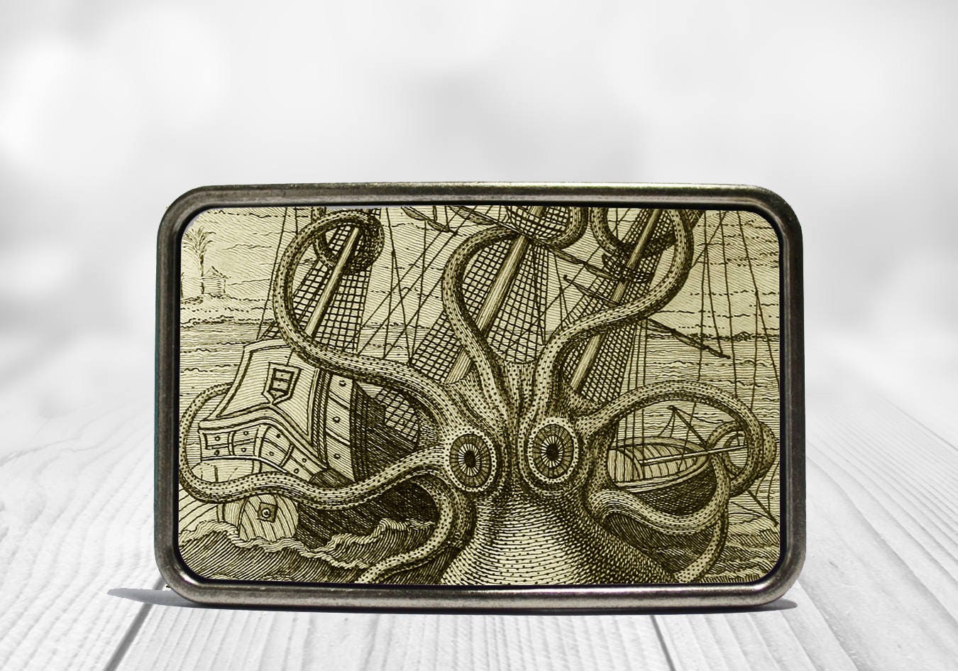 Kraken Octopus Belt Buckle | Etsy