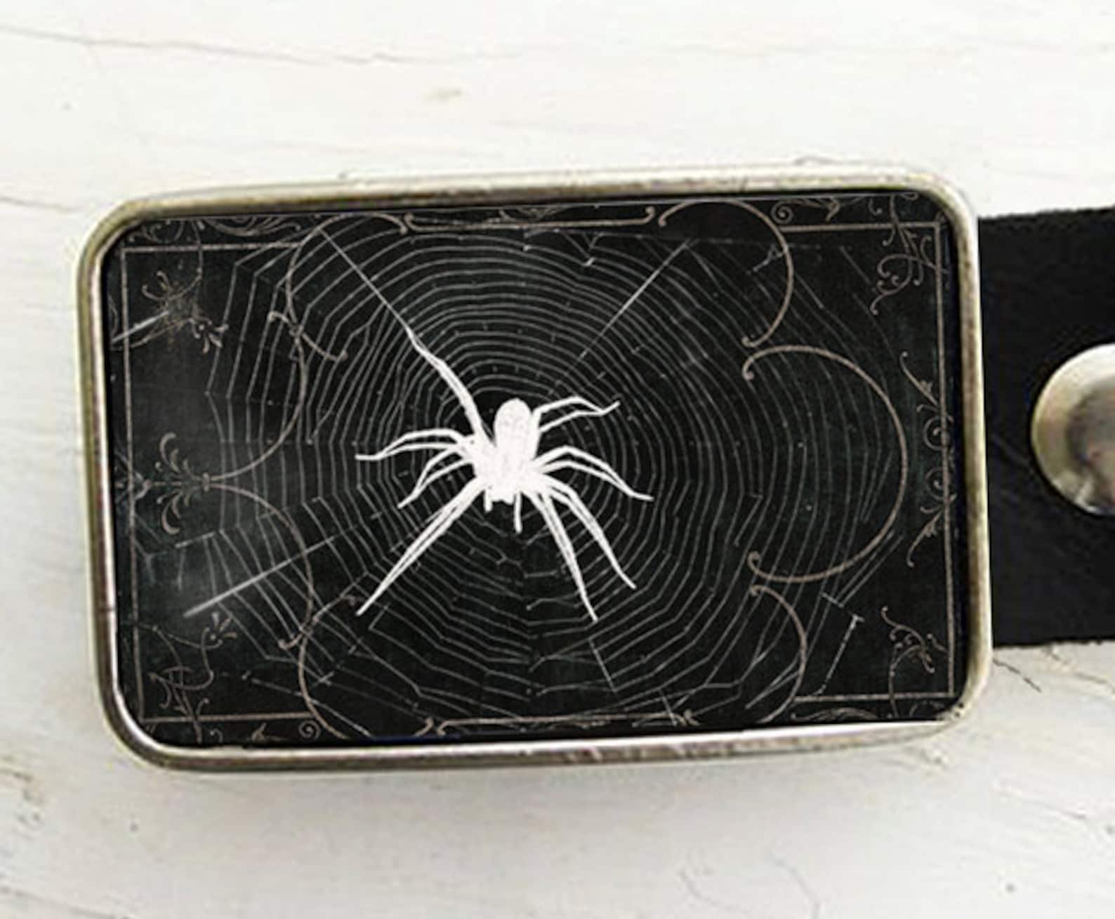 Spider Web Belt Buckle Halloween | Etsy