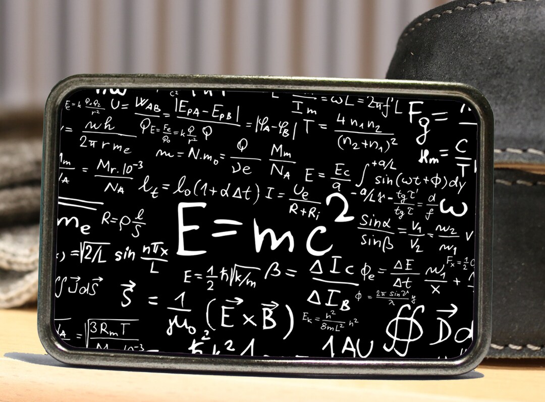 Physics Theory of Relativity Belt Buckle - Etsy