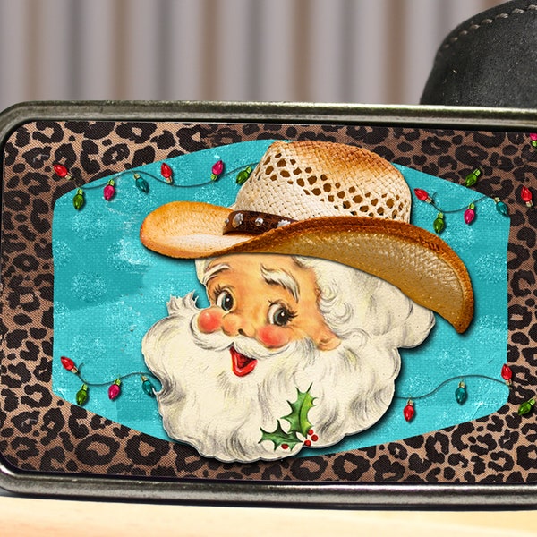 Santa Belt Buckle - Etsy