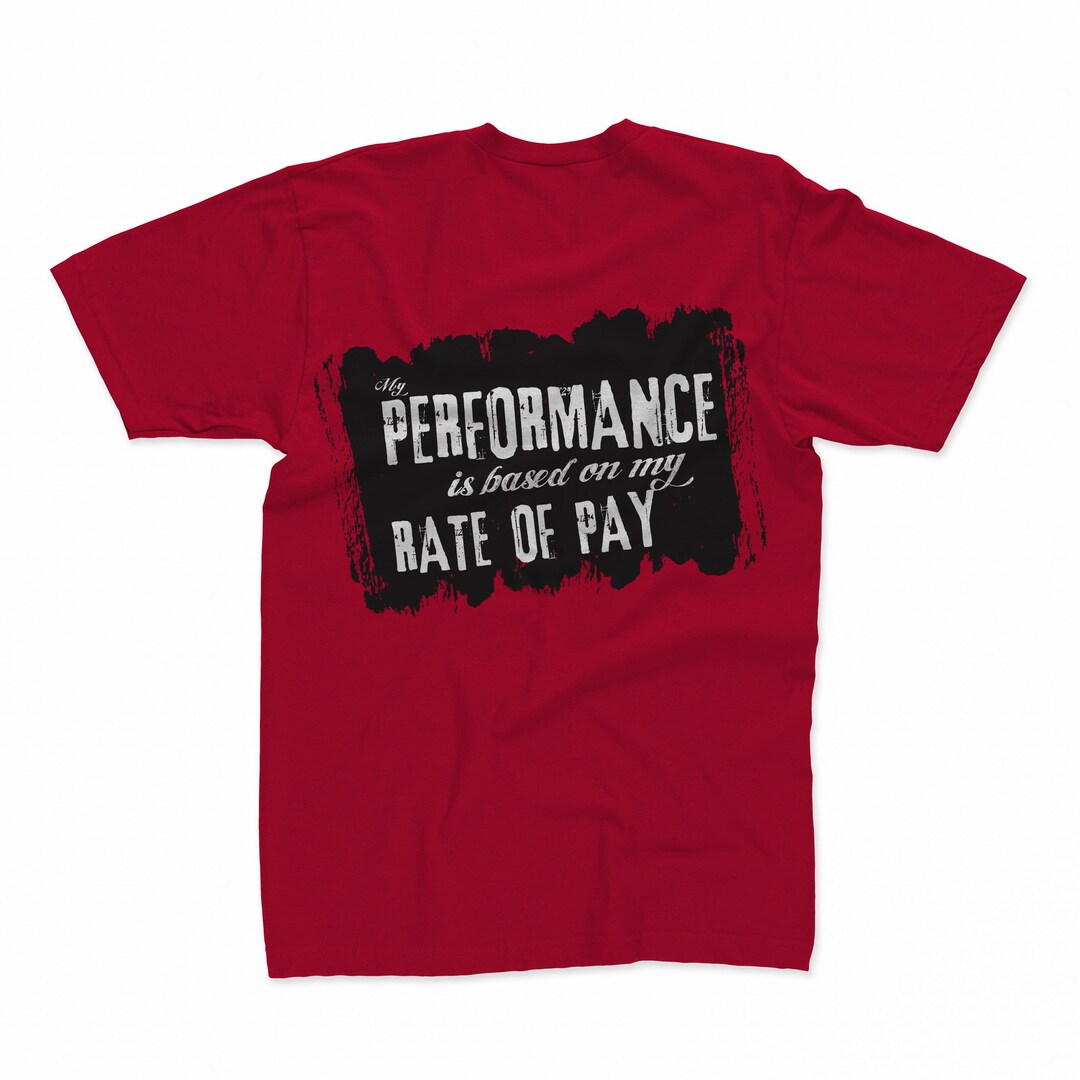 My Performance Shirt, Retail Worker Shirt, CSR Tee, Cashier Shirt ...