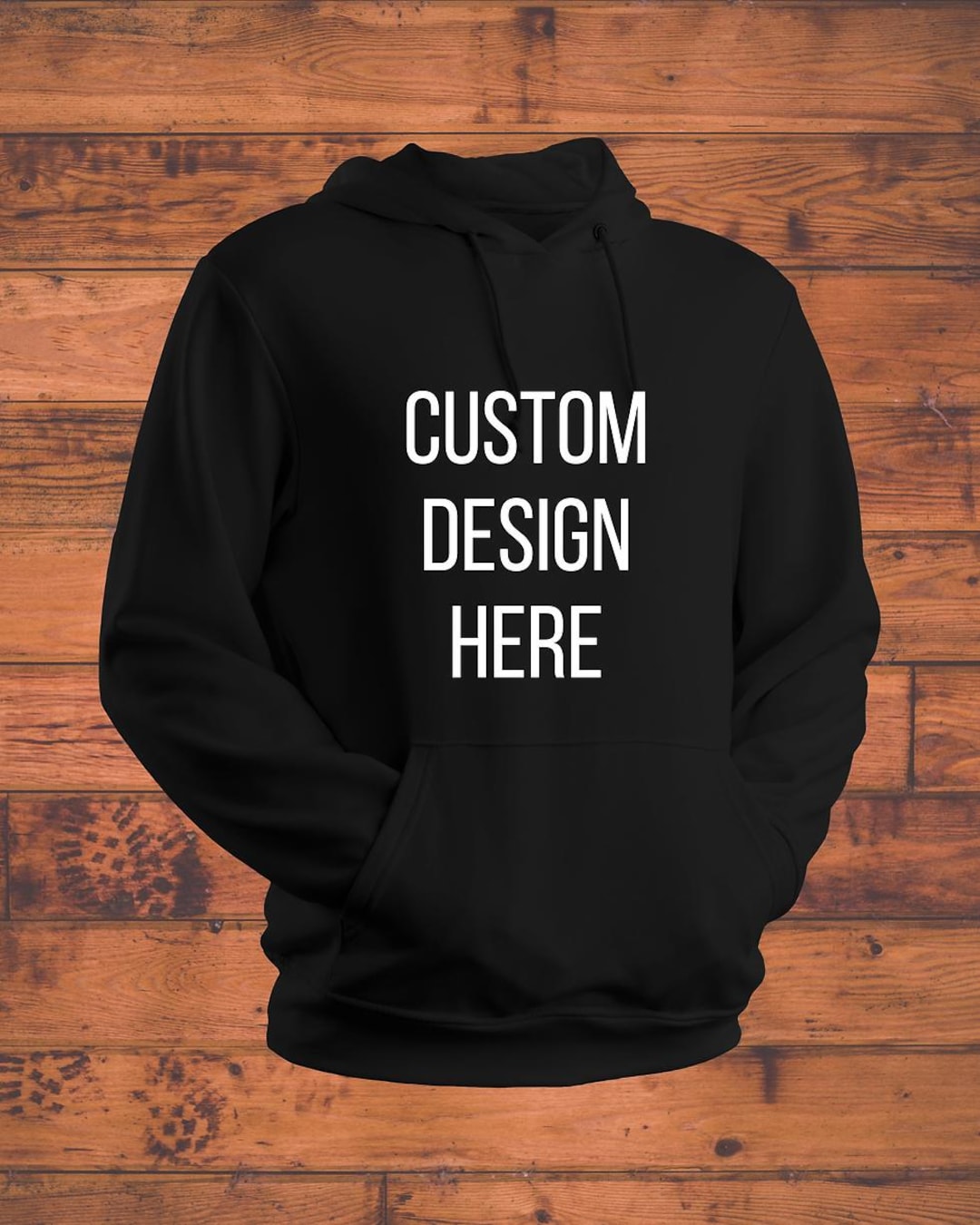 Custom Logo Hoodie, Your Business Logo or Brand Logo, Front and Back ...