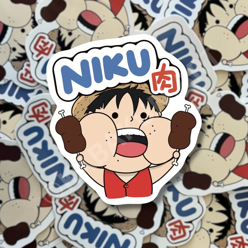 Cute Funny One Piece Stickers | Anime Art Stickers | Straw Hat Crew ...