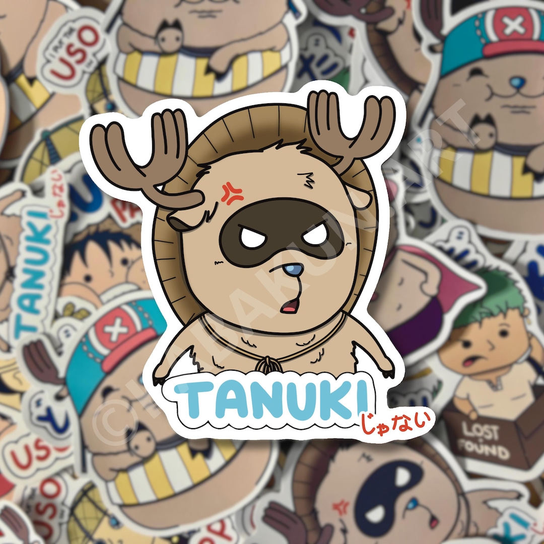 Cute Funny Chopper One Piece Stickers | Anime Art Stickers | Straw Hat ...