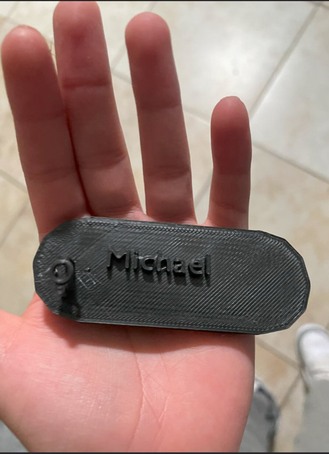 3d Printed Name Tag Custom Message Me to Chose Words - Etsy