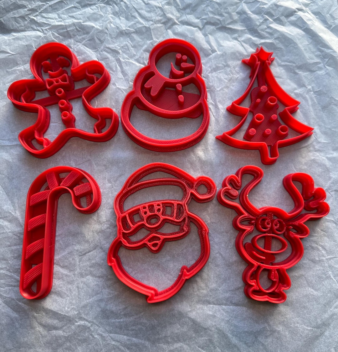 Festive Christmas Cookie Cutters - Etsy