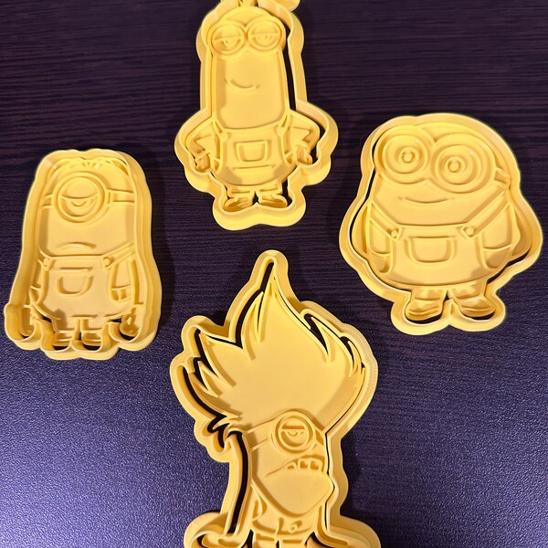 Minion Cookie Cutter - Etsy