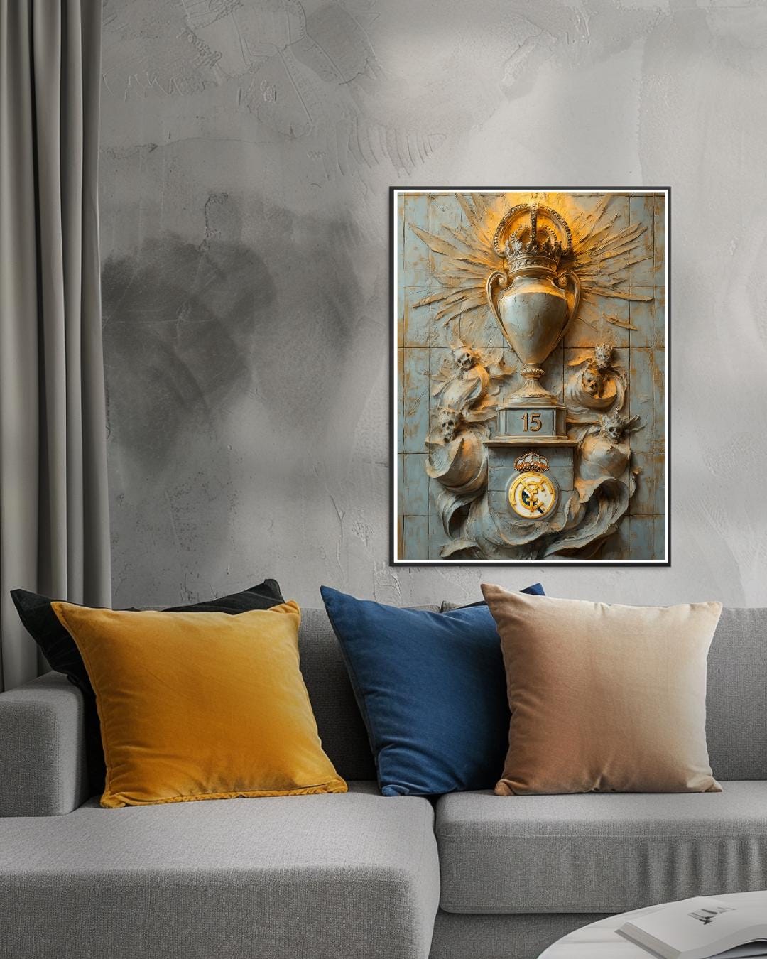 Real Madrid King of Europe 15 UCL Titles PRINT POSTER | Champions ...
