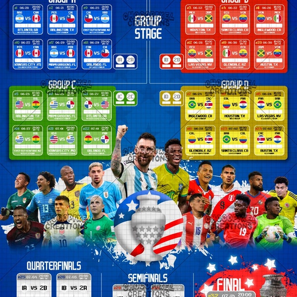 America Cup 2024 Football - Etsy