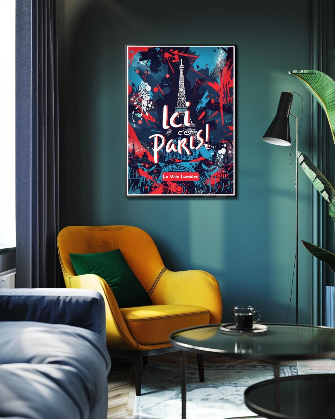 Ici C'est Paris Wall Art | PSG Pride Decor | DIGITAL DOWNLOAD French ...