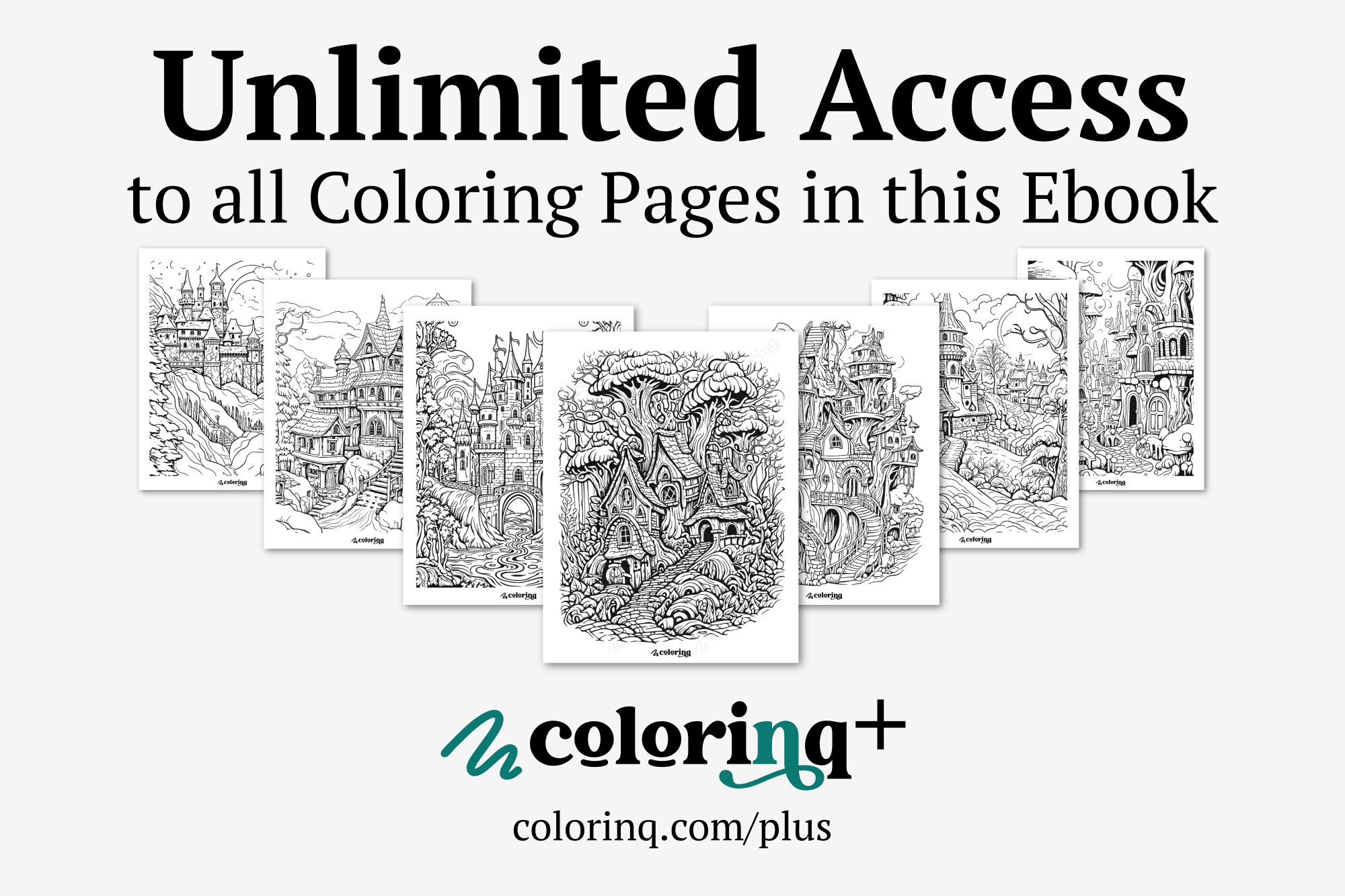 Enchanted Escapes 37 Coloring Pages: Coloring Book for All Ages ...