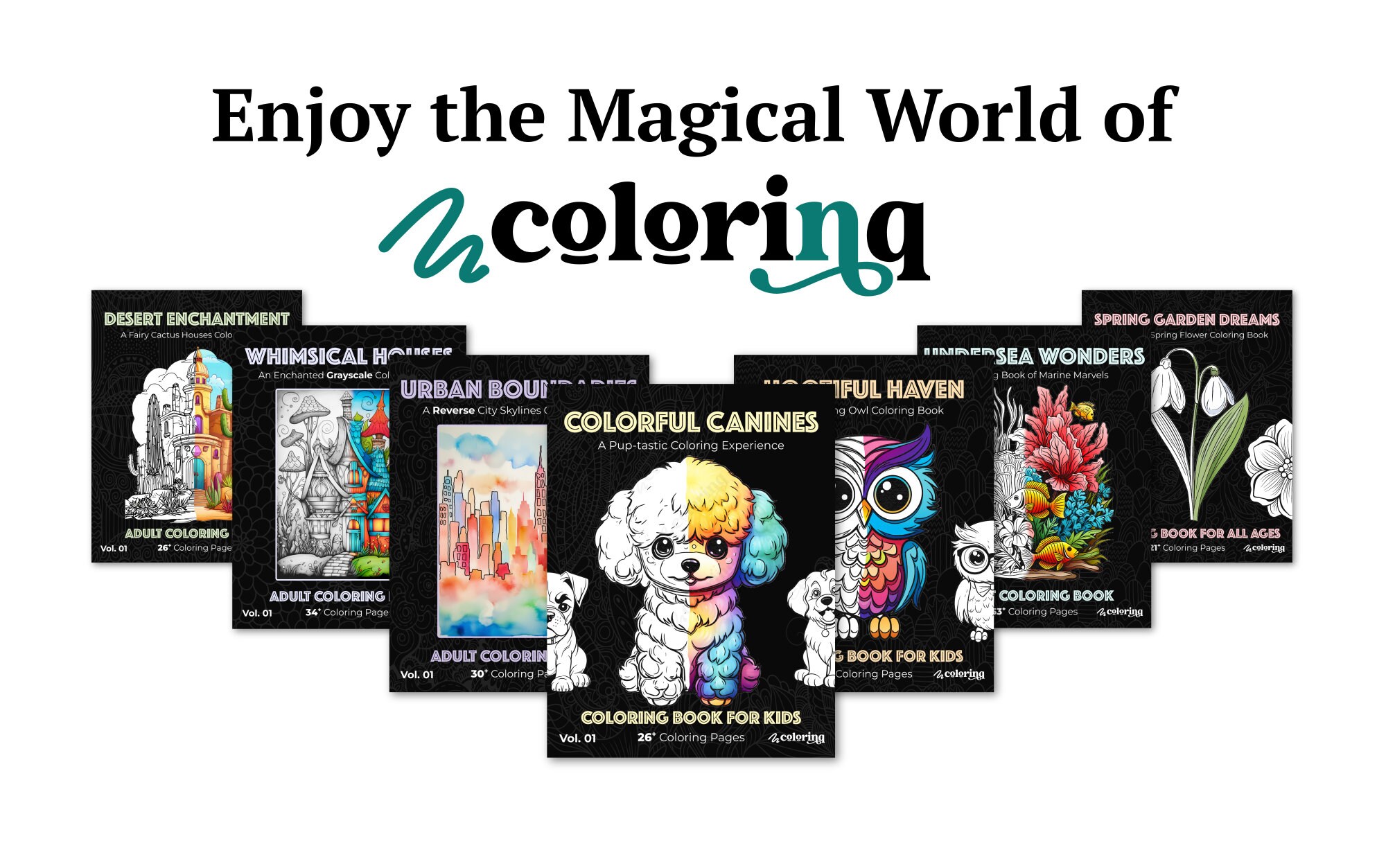 Enchanted Escapes 37 Coloring Pages: Coloring Book for All Ages ...